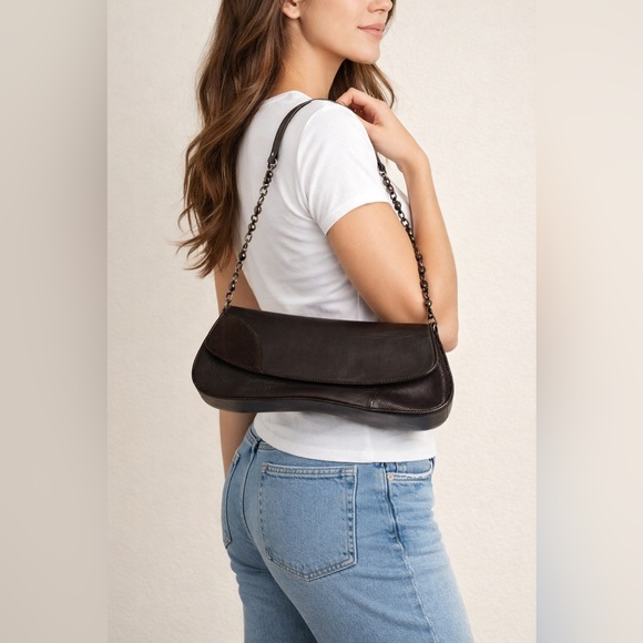Stuart Weitzman | Bags | Stuart Weitzman Dark Chocolate Brown Leather ...